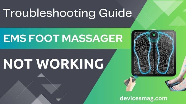 EMS Foot Massager Not Working - (DO THIS FIRST!) - Devices Mag
