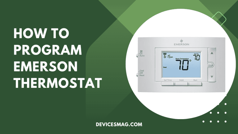 How to Program an Emerson Thermostat - Devices Mag