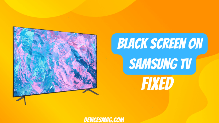 Blue Screen on Samsung TV - FIXED - Devices Mag